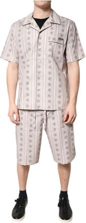 Dolce & Gabbana Homme, V&ecirc;tements de nuit et de d&eacute;tente, Beige, Taille: S Ensemble de Pyjama