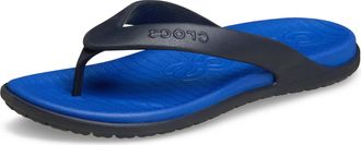 Crocs Unisex-Erwachsene, Coast Flip, Blue Bolt/Deep Navy, 46 EU Herren, Blue Bolt Deep Navy, 12 UK