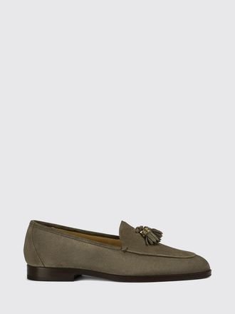 Doucal's Pennyloafers aus Veloursleder von mit Quasten und runder Spitze