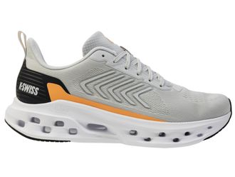 K-Swiss Melrose Tubes Lite Herren-Sneaker, Grau/Schwarz/Orange, 39.5 EU