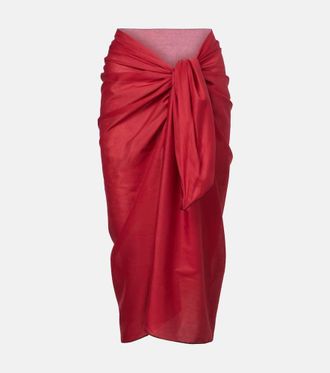 Eres Pareo Cabine aus Baumwoll-Voile