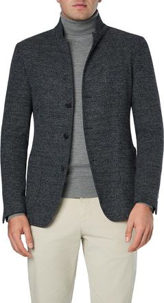 Joop Herren Sakko blau meliert Slim Fit