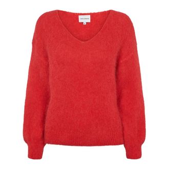 Americandreams Americandreams, Femme, Pulls, Rouge, Taille: 40 FR Milana LS Alpaca Pullover