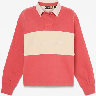 Timberland Lush Rugby-Polohemd f&uuml;r Damen in Rot, Damen, Rot, Gr&ouml;&szlig;e