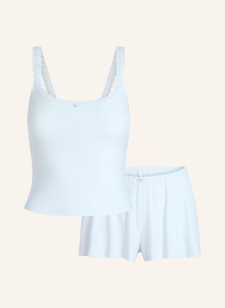 SKIMS Skims Lounge-Set Soft Lounge Lace blau