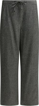 Max Mara Femme, Pantalons, Gris, Taille: 36 FR Livio Cropped Pantalons