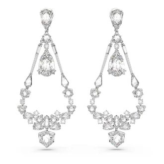 Swarovski Femme, Accessoires, Gris, Taille: ONE Size Boucles doreilles clip Mesmera