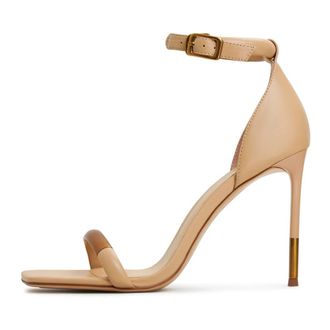 Cesare Gaspari Stiletto High Heel Sandalen Martina - Beige - - Shoes - Damen - Beige - 40 EU