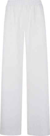 Mark Kenly Domino Tan Weite Palazzo-Hosen - - Trousers - Damen - Wei&szlig; - M