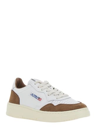 Autry Womens Low-Top Sneakers Medalist White Leather Cow Trainers