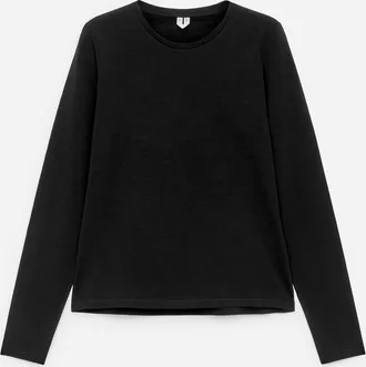 Arket Schmales Langarmshirt -Schwarz