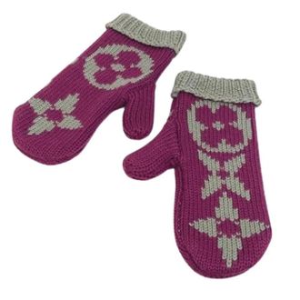 Louis Vuitton Gants chauds Pre-owned - Femme - Pre-owned - Violet - Taille: ONE Size