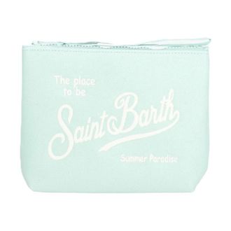 MC2 Saint Barth Femme, Sacs, Vert, Taille: ONE Size Aline Canvas Pochette