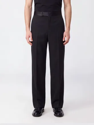 Giorgio Armani Ma&szlig;geschneiderte Wollhose mit hoher Taille von