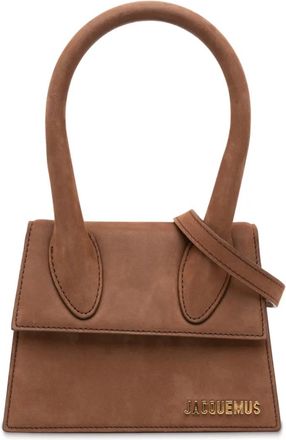 Jacquemus 2018-2025 Nubuck Le Chiquito Moyen satchel - Braun