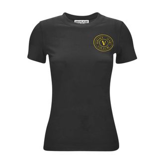 Versace Jeans Couture T-Shirts und Polos - - Tops - Damen - Schwarzk - XS