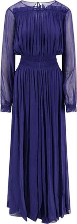 Joseph Olivia Viscose Crinkle Dress - Femme - Robes - Violet - Taille: 34 FR