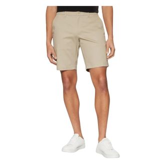 Calvin Klein Beige Sateen Stretch Slim Shorts - - Shorts - Herren - Beige - W29