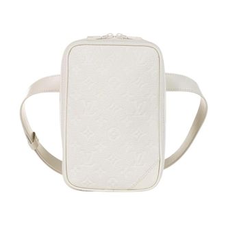 Louis Vuitton Pre-owned Monogram Taurillon Utility Side Belt Bag - - Pre-owned - Damen - Wei&szlig; - ONE SIZE