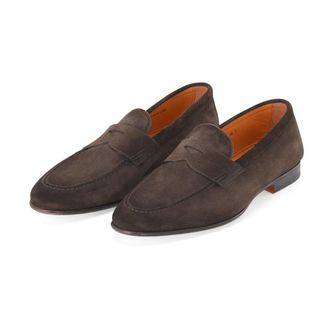 Santoni Herren, Schuhe, Braun, 41 EUGr&ouml;&szlig;e