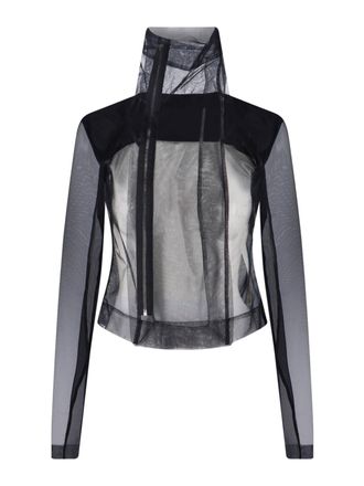 Rick Owens Transparent Top Naska Biker