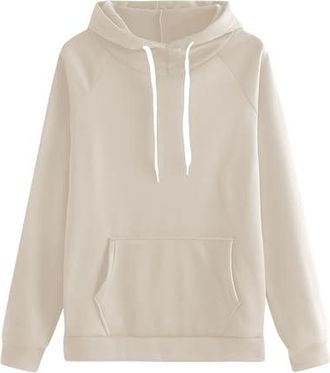 Generic Sweat &agrave; capuche surdimensionn&eacute; pour femme grande taille - Sweat &agrave; capuche uni pour femme - Veste de sport d&eacute;t&eacute; &agrave; capuche veste de sport thermique &agrave; ca