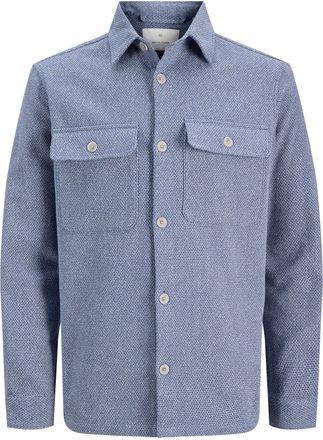 Jack & Jones Jprrayle Melange Solid L/S Overshirt Sn