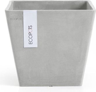 Ecopots Rotterdam Pflanzkübel aus recyceltem Kunststoff, UV- und frostbeständig