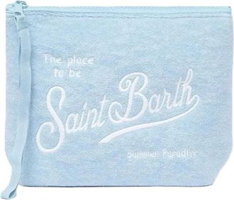 MC2 Saint Barth Femme, Sacs, Bleu, Taille: ONE Size Aline Sponge Clutch