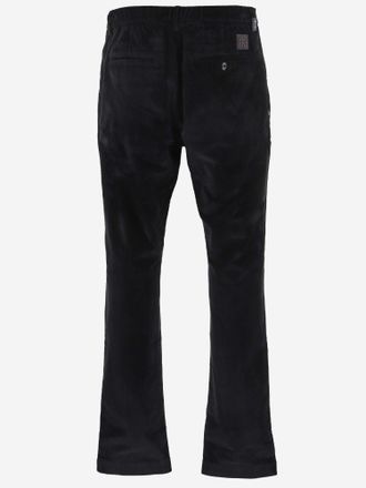 Jacob Cohen Mens Trousers Stretch Cotton Velvet Black