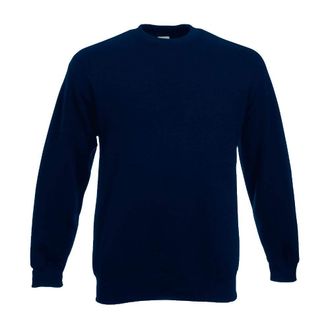 Fruit Of The Loom Classic Sweatshirt Set-In Sweat (4XL, Deep Navy)
