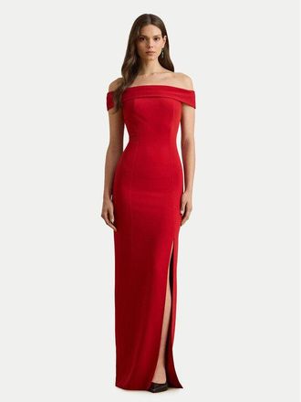 Lauren Ralph Lauren Abendkleid 253982109004 Rot Slim Fit