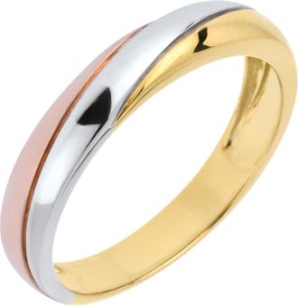 Edenly Trauring Saturntrilogie - Dreierlei Gold - 9 Karat