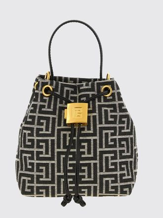 Balmain Mini sac seau Pulse avec monogramme PB et cadenas