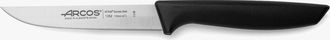 Arcos Gem&uuml;semesser aus Edelstahl 110 mm - Professionelles Messer zum Sch&auml;len von Obst und Gem&uuml;se, Ergonomischer Griff aus Polyoxymethylen - Schwarz, Serie N