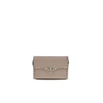 Valentino Garavani Femme, Sacs, Beige, Taille: ONE Size Bos Taurus Shoulder Bag