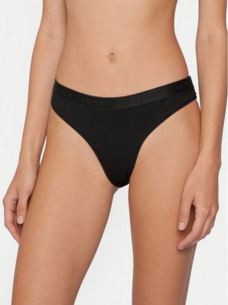 Tommy Hilfiger Stringtanga UW0UW06260 Schwarz