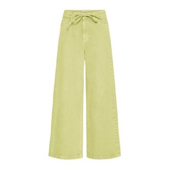 Ichi Wide Hosen - - Trousers - Damen - Gr&uuml;n - W30 L32