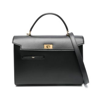 Anya Hindmarch Femme, Sacs, Noir, Taille: ONE Size Sac &agrave; Bandouli&egrave;re Twist-Lock Noir