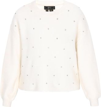 Faina Pullover Frauen cremefarben