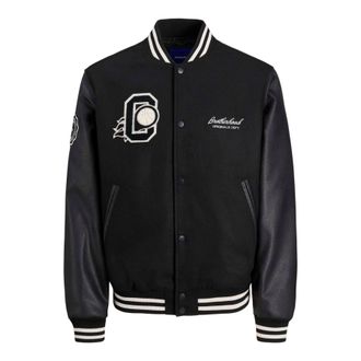 Jack & Jones Jack And Jones - Bomberjacke f&uuml;r Herren, Basketball (Schwarz)