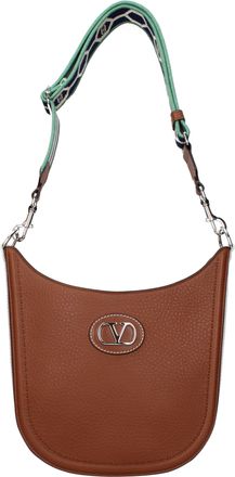 Valentino Garavani Hommes Sac Bandouli&egrave;re Cuir Marron/Sellerie