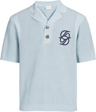 Dr&ocirc;le de Monsieur Polo &agrave; manches courtes en coton