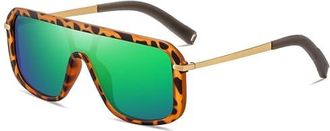 Generic Lunettes De Soleil Polaris&eacute;es &Agrave; Grande Monture For Hommes Et Femmes, Lunettes De Soleil De Sport, De Conduite, De F&ecirc;te(Green)
