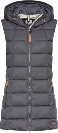 Camel Active Damen Lange Weste mit Kapuze Dunkelblau, womenswear-40