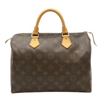 Louis Vuitton Sac &agrave; main en toile monogramme doccasion - Femme - Pre-owned - Brun - Taille: ONE Size
