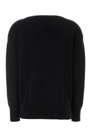 Alberta Ferretti Virgin Wool Blend Sweater - Black