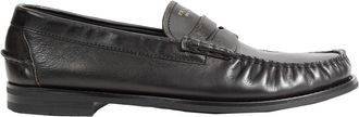 Prada Antiqued Leather Loafers