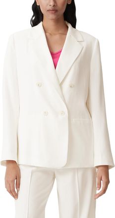 Comma Damen 60.2.61.15.152.2132089 Blazer, 0100 wei&szlig;, 38