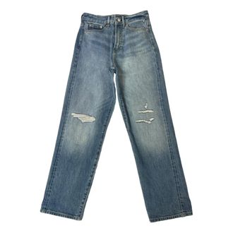 Denham Weite Bein Passform Mittelblaue Jeans - - Jeans - Herren - Blau - W25 L28